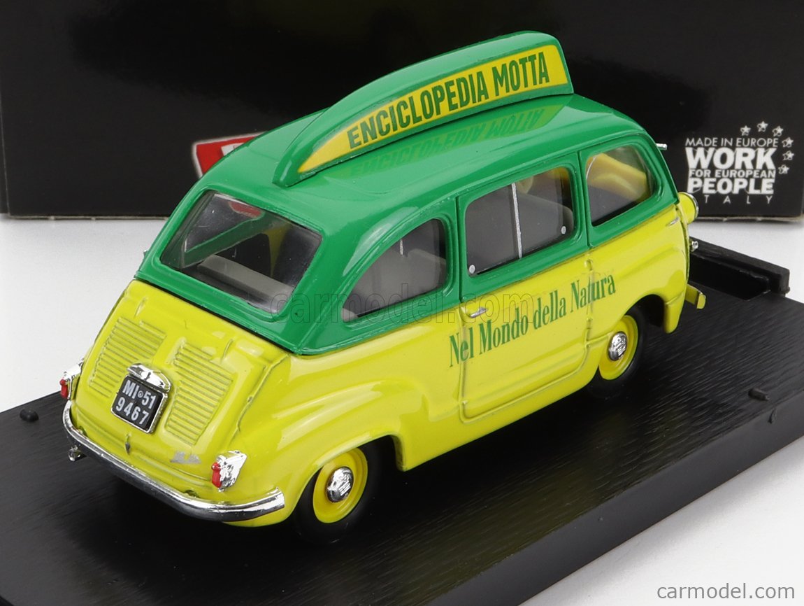 BRUMM R310 Escala 1/43 | FIAT 600 MULTIPLA - ENCICLOPEDIA MOTTA 1956 ...