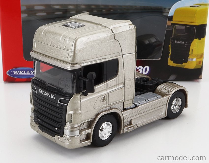 WELLY WE68020SF-G-WL-GOLD Scale 1/64 | SCANIA R730 V8 TRACTOR TRUCK 2 ...