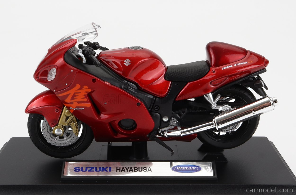 WELLY WE12828-19660 Scale 1/18 | SUZUKI HAYABUSA 2021 RED