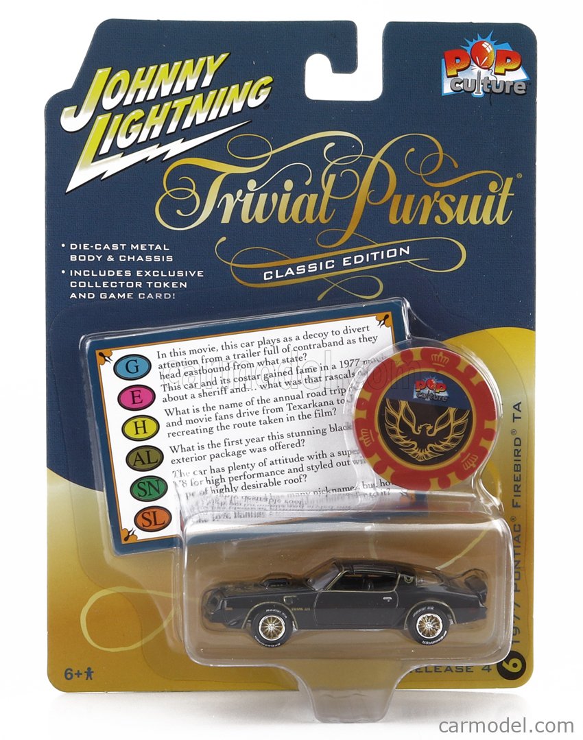 JOHNNY LIGHTNING JLSP268-JLPC009 Scale 1/64 | PONTIAC TRANS AM COUPE ...