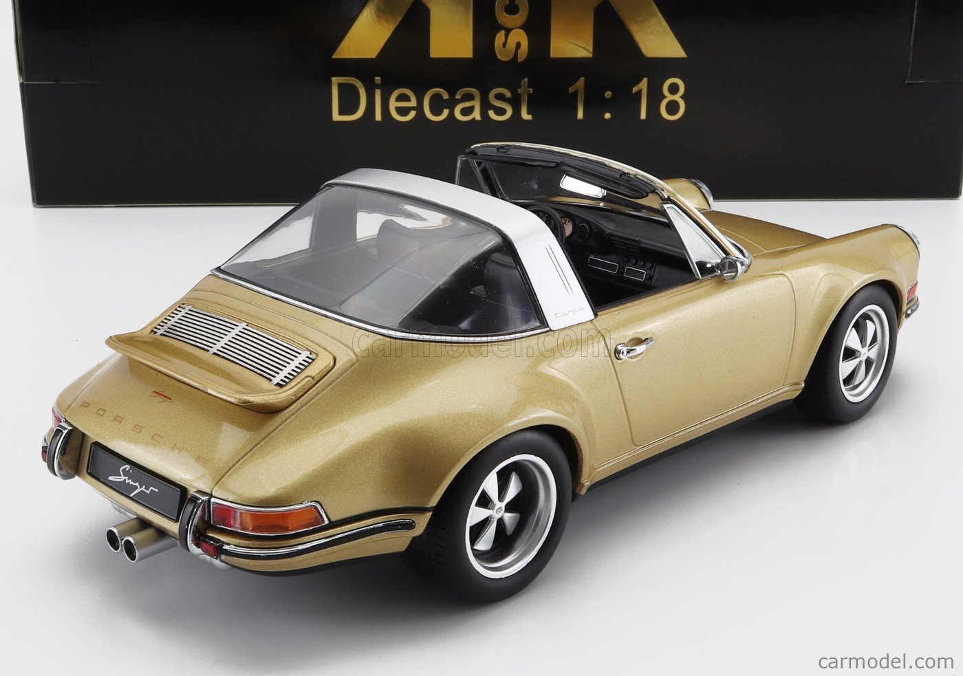 KK-SCALE KKDC180474 Scale 1/18 | PORSCHE 911 BY SINGER TARGA 2014 GOLD MET