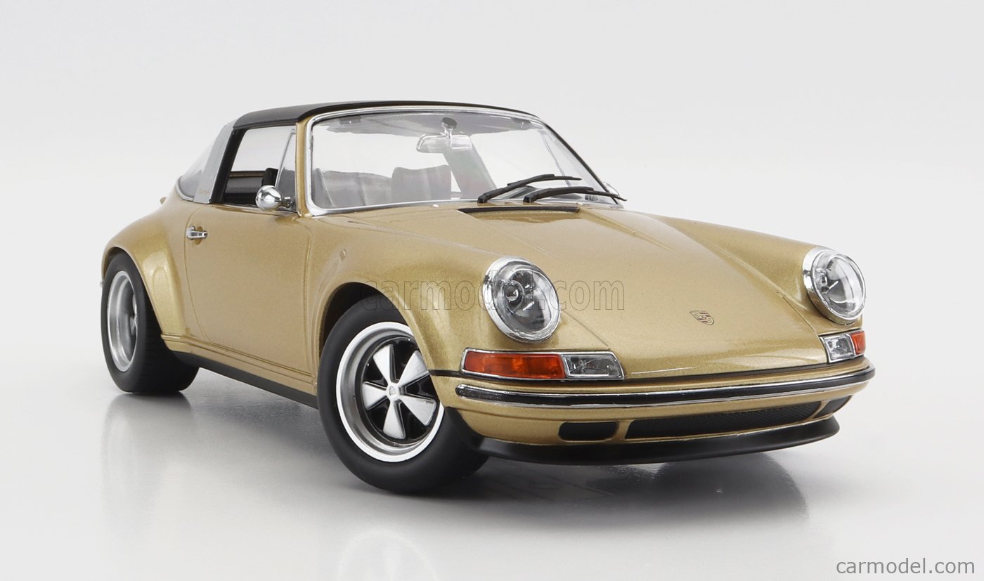 KK-SCALE KKDC180474 Scale 1/18 | PORSCHE 911 BY SINGER TARGA 2014 GOLD MET