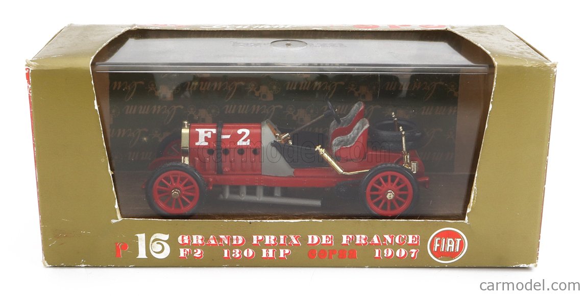 BRUMM R016-OLD Scale 1/43 | FIAT F2 130HP CORSA N 2 WINNER GP DE FRANCE ...