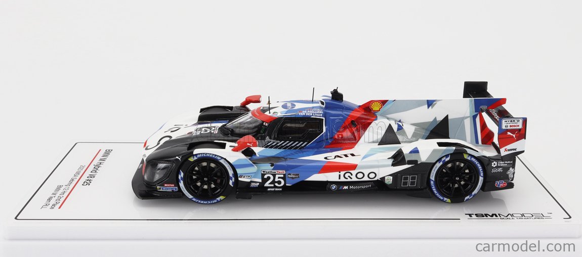 TRUESCALE TSM430733 Scale 1/43 | BMW M HYBRID V8 TEAM RLL N 25 2nd IMSA ...