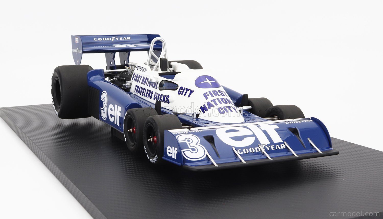 TRUESCALE TSM120012 Scale 1/12 | TYRRELL F1 P34 ELF 6 WHEELER N 3 MONACO GP 1977 RONNIE PETERSON ...