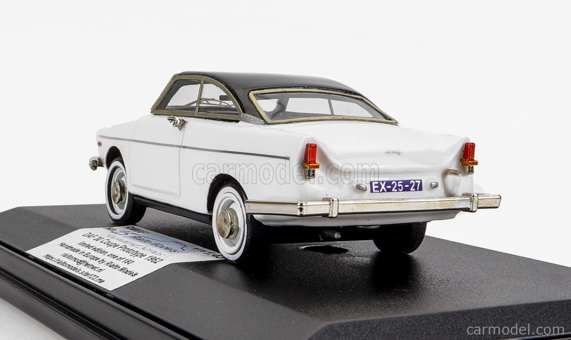 RIALTO-MODELS AV051 Scale 1/43 | DAF 30 COUPE PROTOTYPE 1962 WHITE BLACK