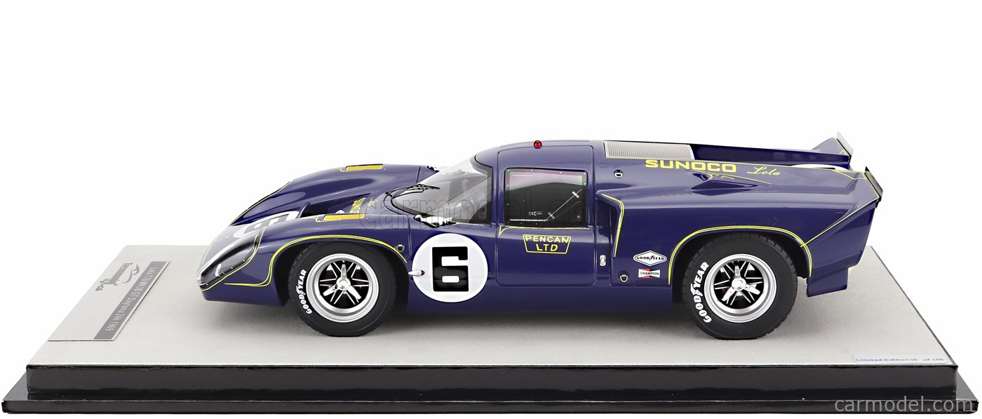 TECNOMODEL TM18-207A Scale 1/18 | LOLA T70 MK3B GT 5.0L V8 TEAM SUNOCO ...