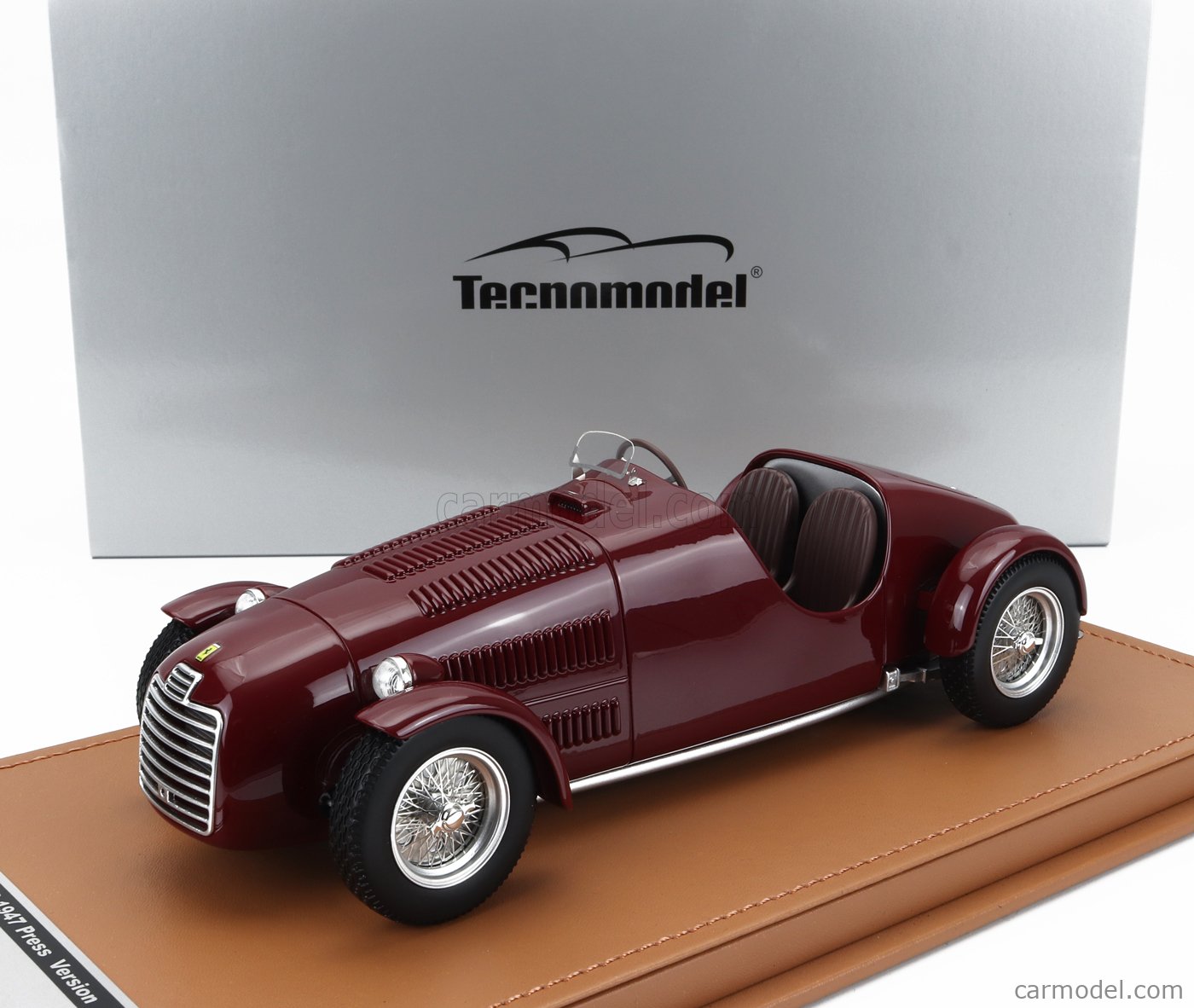 TECNOMODEL TM18-297A Scale 1/18 | FERRARI F1 125C PRESS VERSION 1947 RED