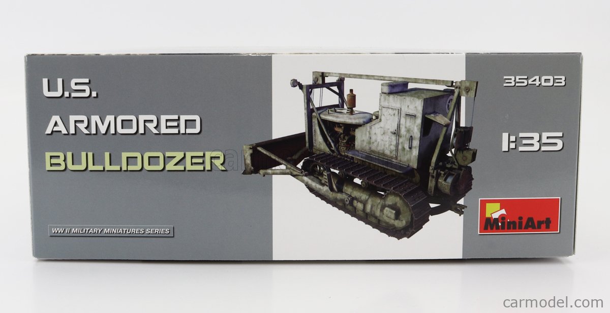 MINIART 35403 Scale 1/35 | TANK BULLDOZER U.S. ARMORED MILITARY ...
