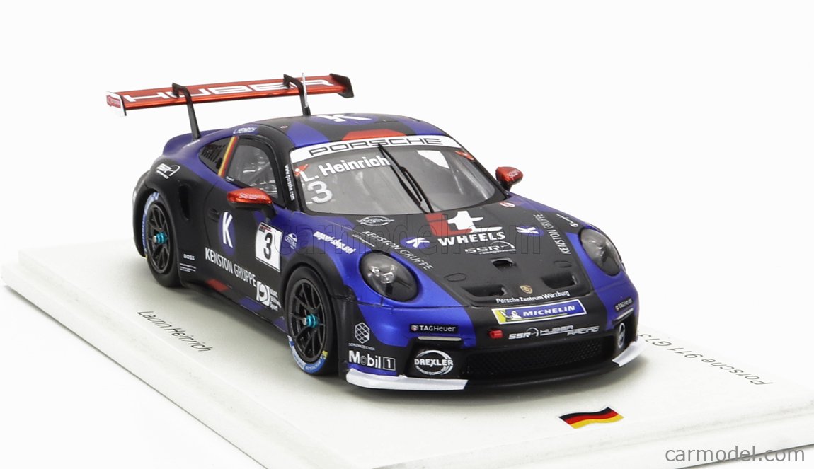 SPARK-MODEL SG881 Scale 1/43 | PORSCHE 911 991-2 GT3 TEAM KENSTON N 3 ...