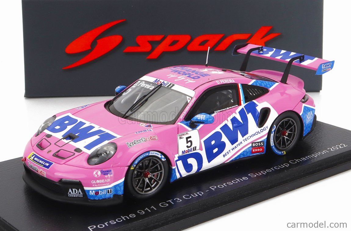 SPARK-MODEL S5232 Scale 1/43 | PORSCHE 911 991-2 GT3 TEAM BWT N 5 ...
