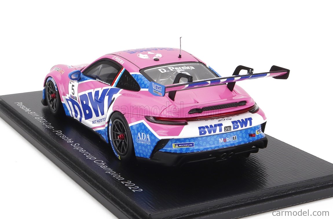 SPARK-MODEL S5232 Scale 1/43 | PORSCHE 911 991-2 GT3 TEAM BWT N 5 ...