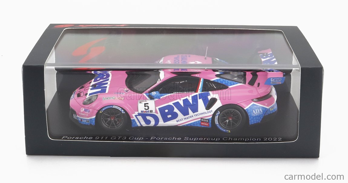 SPARK-MODEL S5232 Scale 1/43 | PORSCHE 911 991-2 GT3 TEAM BWT N 5 ...