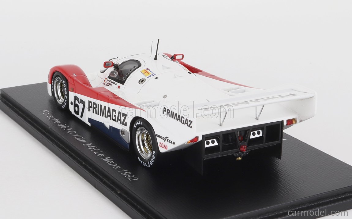 SPARK-MODEL S9892 Scale 1/43 | PORSCHE 962C 3.0L TURBO TEAM OBERMAIER RACING N 67 24h LE MANS ...