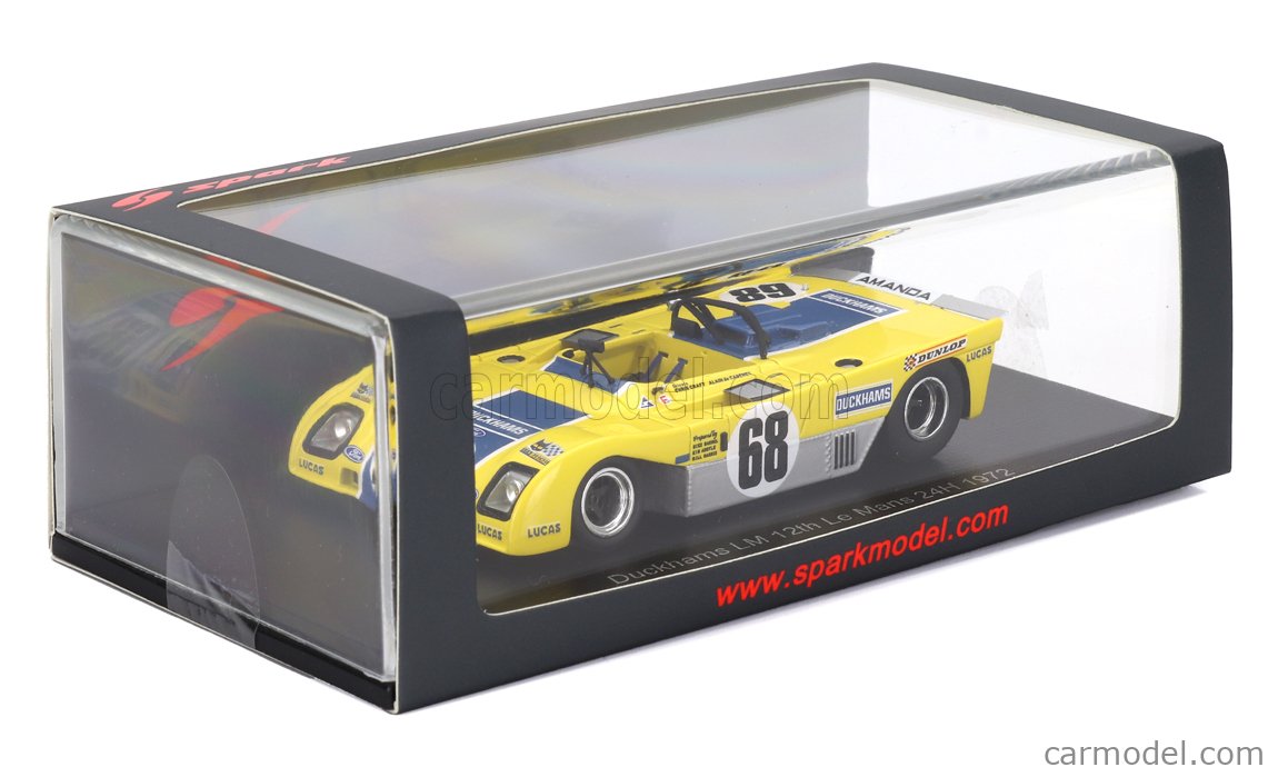 SPARK-MODEL S9428 Echelle 1/43 | DUCKHAMS LM72 COSWORTH DFV 3.0L V8 TEAM DUCKHAM'S OIL MOTOR ...