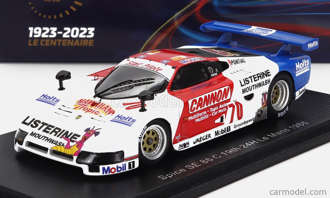 SPARK-MODEL S6800 Scale 1/43 | SPICE SE86C 3.3L V8 TEAM SPICE ...