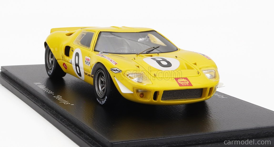 SPARK-MODEL S4540 Scale 1/43 | FORD USA GT40 4.7L V8 TEAM C.DUBOIS N 8 ...