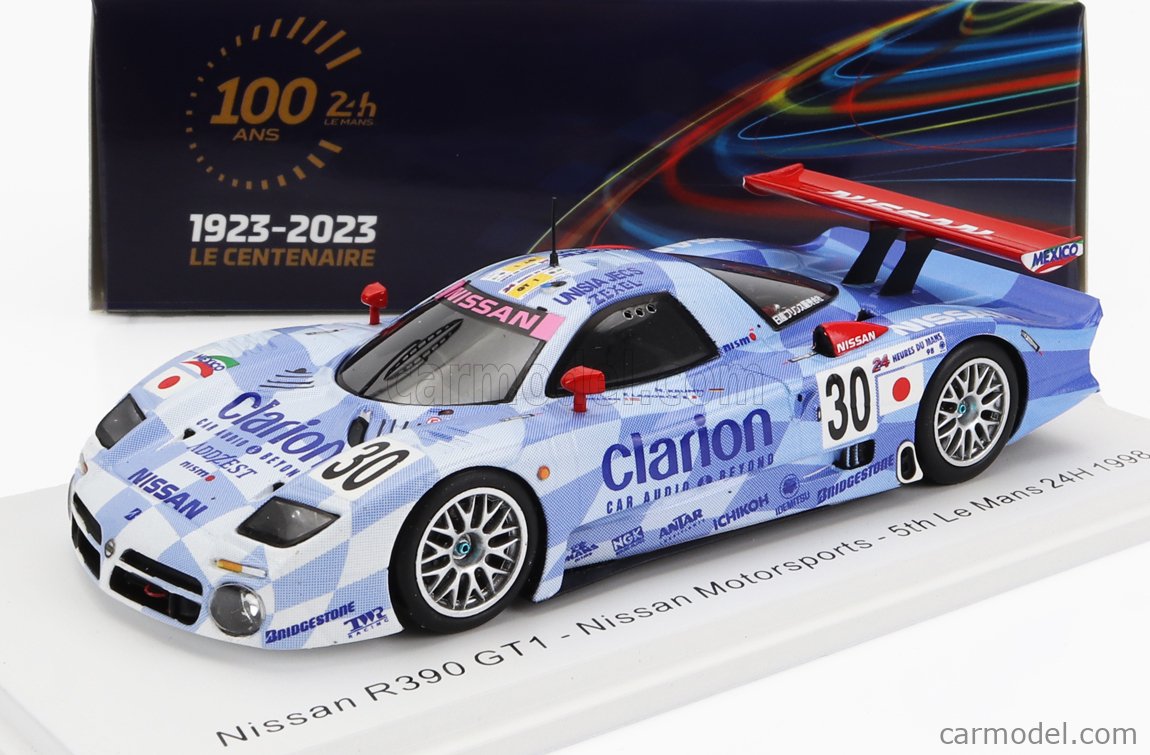 SPARK-MODEL S3630 Scale 1/43 | NISSAN R390 GT1 3.5L TURBO TEAM NISSAN MOTORSPORT N 30 24h LE ...