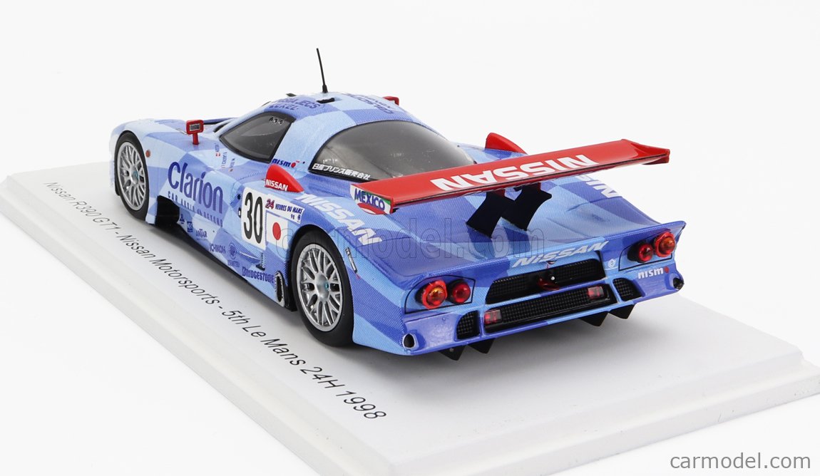 SPARK-MODEL S3630 Scale 1/43 | NISSAN R390 GT1 3.5L TURBO TEAM NISSAN MOTORSPORT N 30 24h LE ...