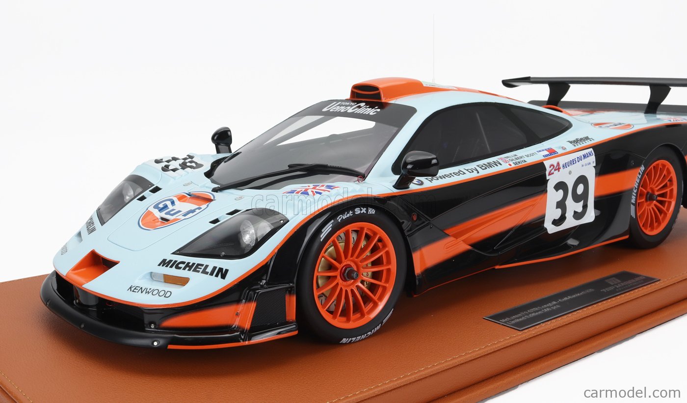 TOPMARQUES TMR12-24B Echelle 1/12 | McLAREN F 1 GTR 6.0L V12 TEAM GULF ...
