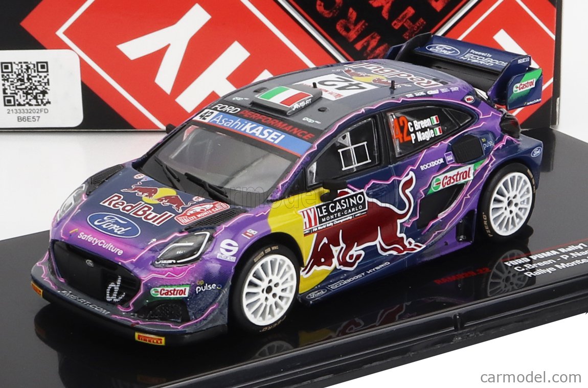IXO-MODELS RAM829 Scala 1/43 | FORD ENGLAND PUMA RALLY1 RED BULL TEAM ...