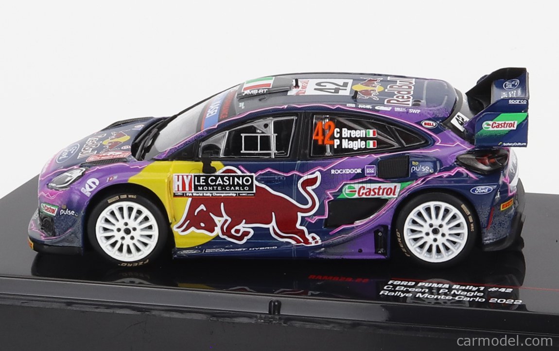 IXO-MODELS RAM829 Scala 1/43 | FORD ENGLAND PUMA RALLY1 RED BULL TEAM ...