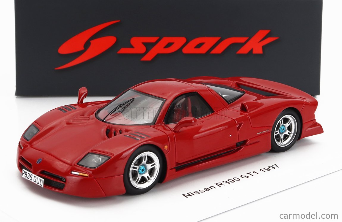 SPARK-MODEL S3574 Scala 1/43 | NISSAN R390 GT1 1997 RED