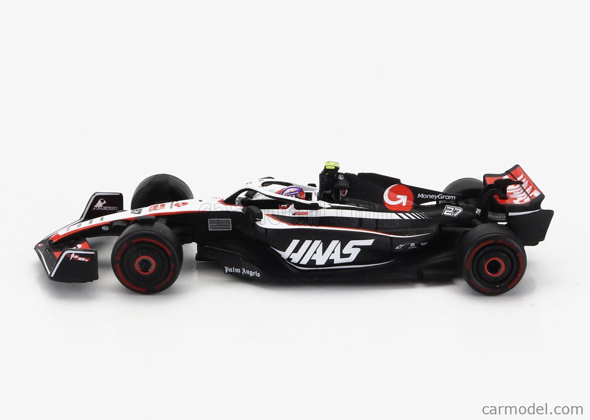 SPARK-MODEL Y296 Scale 1/64 | HAAS F1 VF-23 TEAM MONEYGRAM HAAS N 27 ...