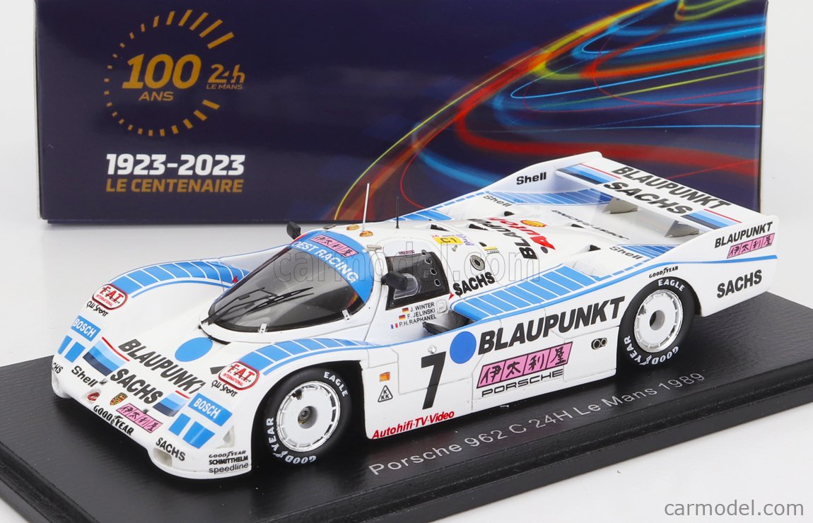 SPARK-MODEL S9877 Scale 1/43 | PORSCHE 962C 3.0L TURBO V6 TEAM JOEST ...