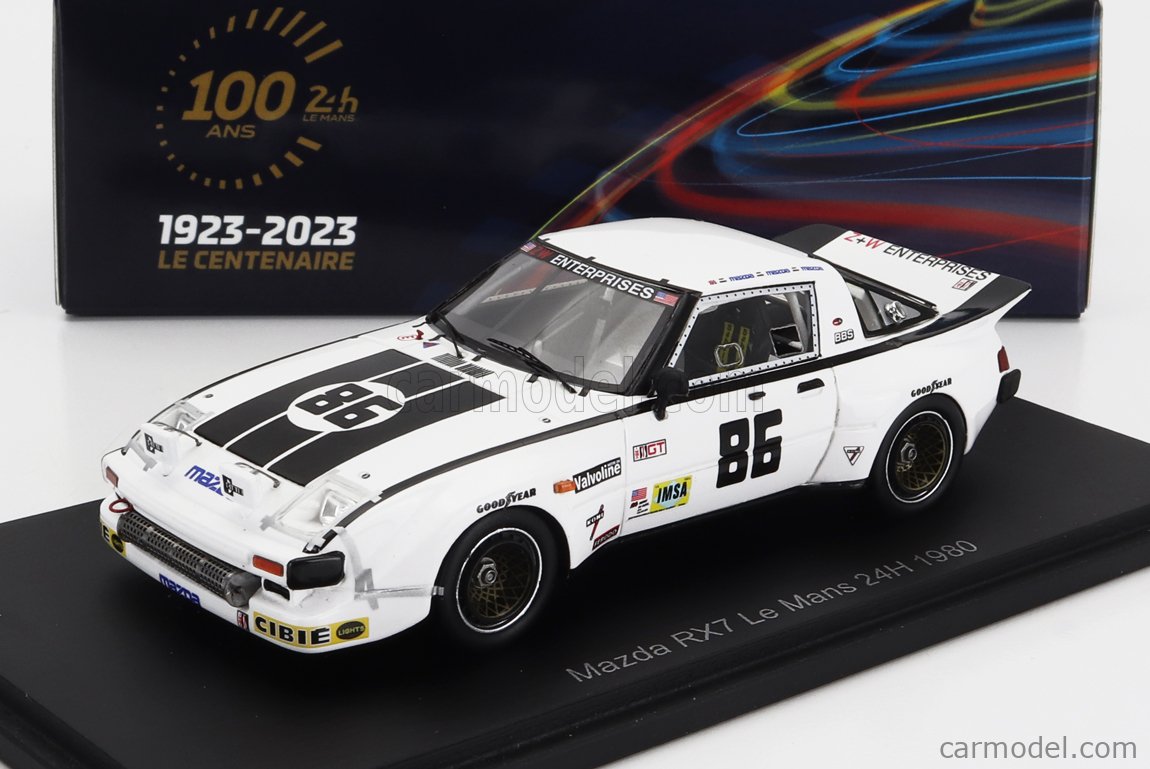 SPARK-MODEL S9470 Scale 1/43 | MAZDA RX7 1146cc TEAM Z & W ENTERPRISES ...