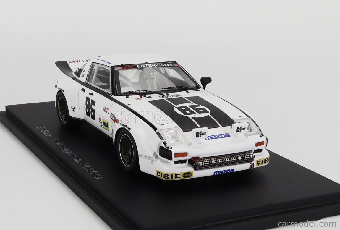 SPARK-MODEL S9470 Scale 1/43 | MAZDA RX7 1146cc TEAM Z & W ENTERPRISES ...