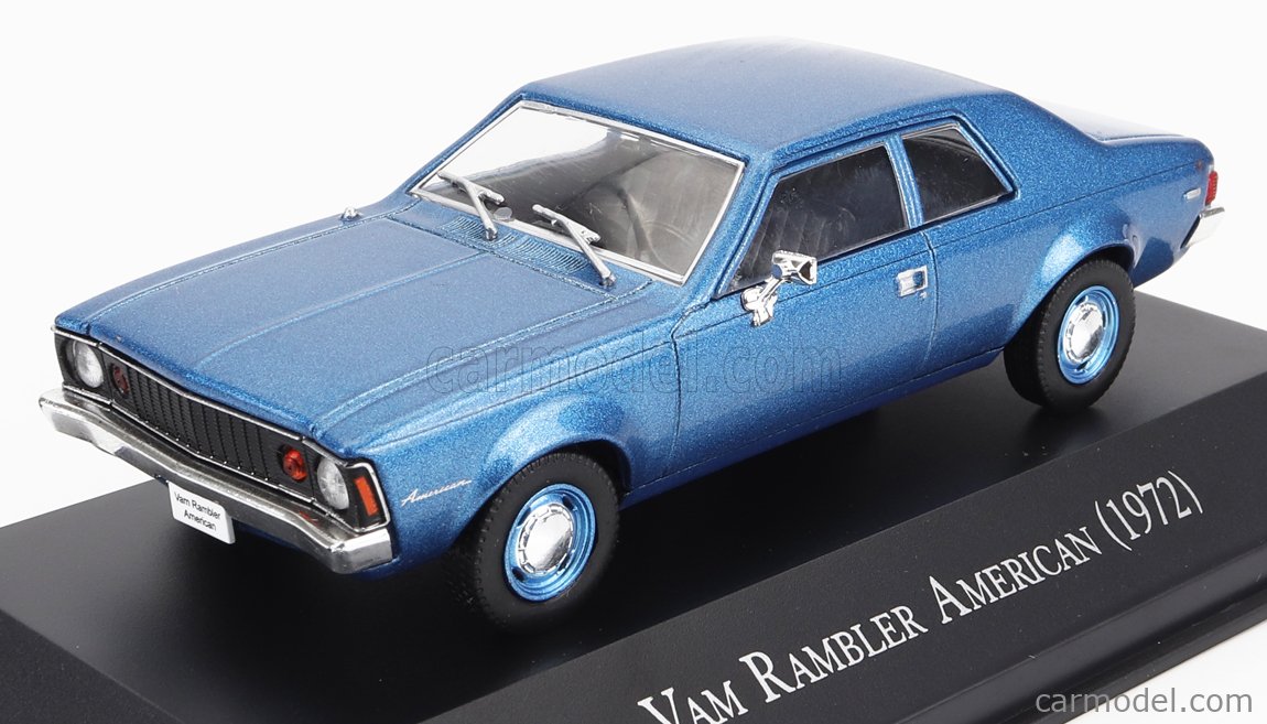 EDICOLA GRANDAUTOMEMOMEX015 Scala 1/43 | VAM RAMBLER AMERICAN 1972 BLUE MET