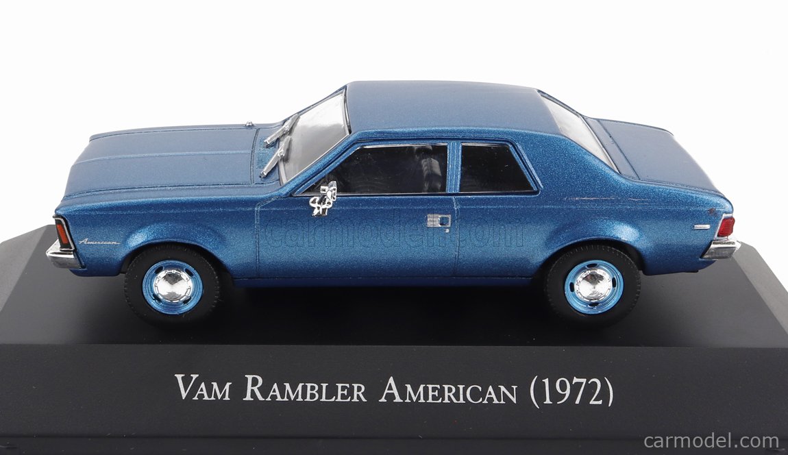 EDICOLA GRANDAUTOMEMOMEX015 Scala 1/43 | VAM RAMBLER AMERICAN 1972 BLUE MET