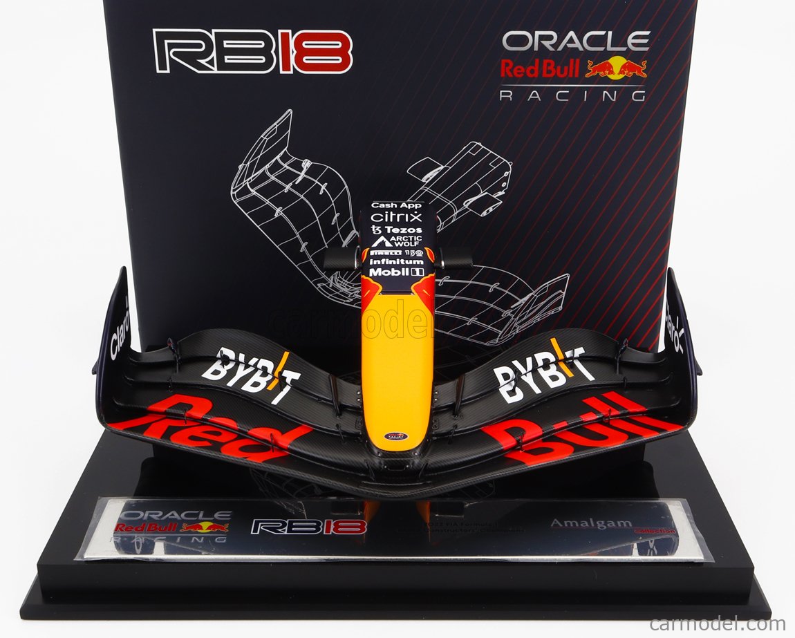 AMALGAM AMG6236 Scala 1/12 | RED BULL NOSE CONE & FRONT WING - MUSETTO ...
