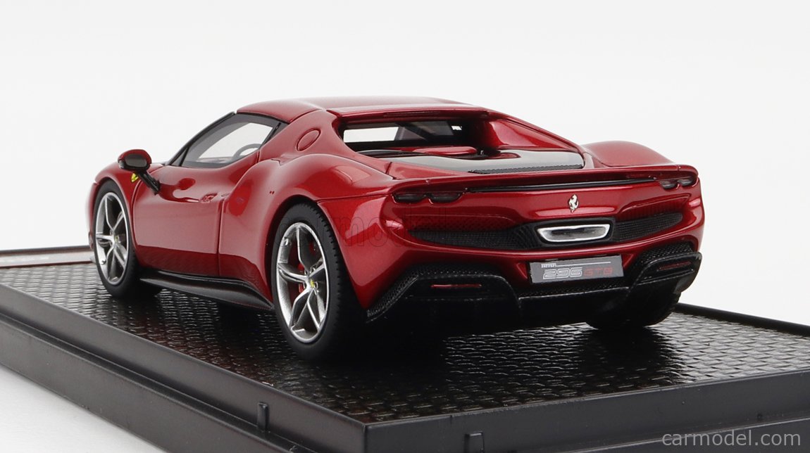 BBR-MODELS BBRC264B Echelle 1/43 | FERRARI 296 GTB HYBRID 830HP V6 2021 ROSSO IMOLA - RED MET