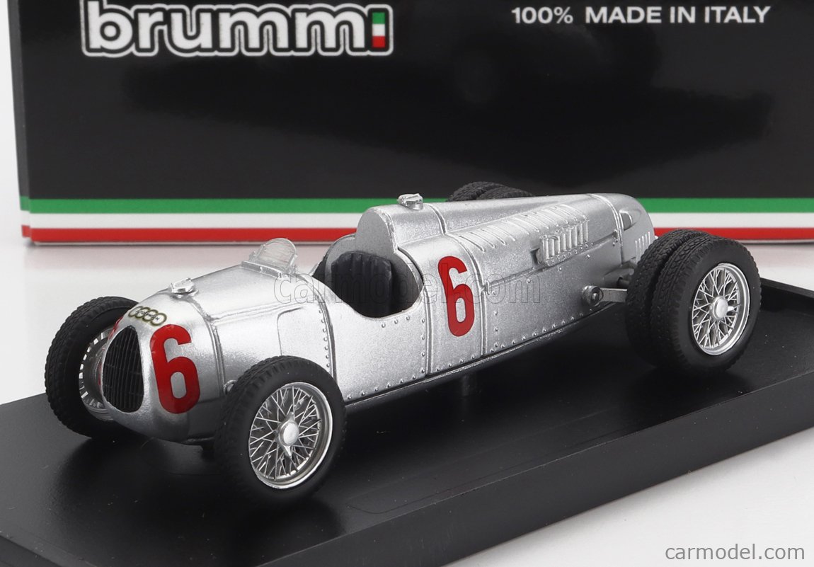 BRUMM R110-UPD-2023 Scale 1/43 | AUTO UNION F1 TIPO C RUOTE GEMELLATE N ...