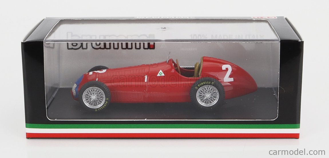 BRUMM R036B-UPD-2023 Scale 1/43 | ALFA ROMEO F1 158 N 2 WORLD CHAMPION ...