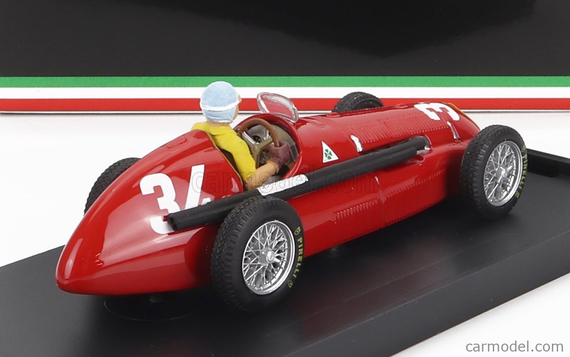 BRUMM R036-CH-UPD-2023 Scale 1/43 | ALFA ROMEO F1 158 N 34 WINNER ...