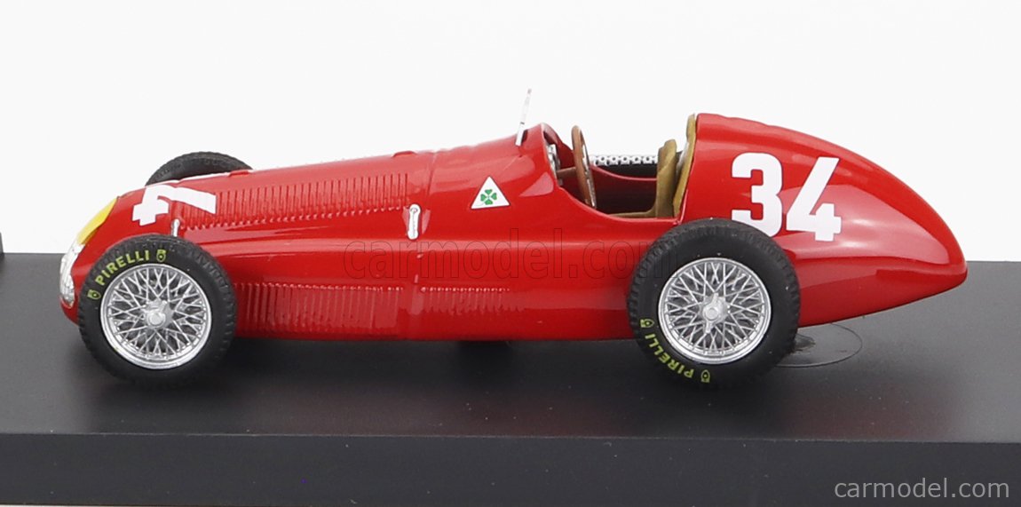 BRUMM R036-UPD-2023 Scale 1/43 | ALFA ROMEO F1 158 N 34 WINNER MONACO ...