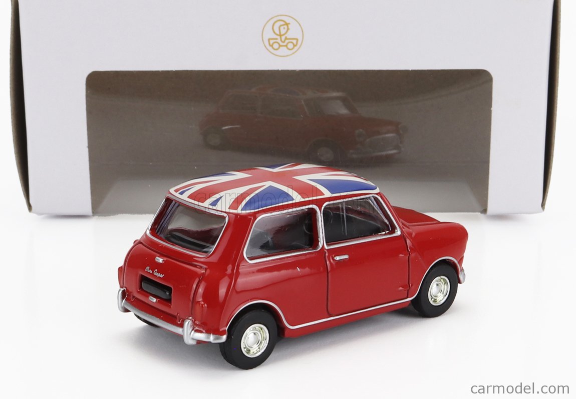 NOREV 310521 Scale 1/54 | MINI COOPER S WITH UK ENGLISH FLAG 1964 RED ...