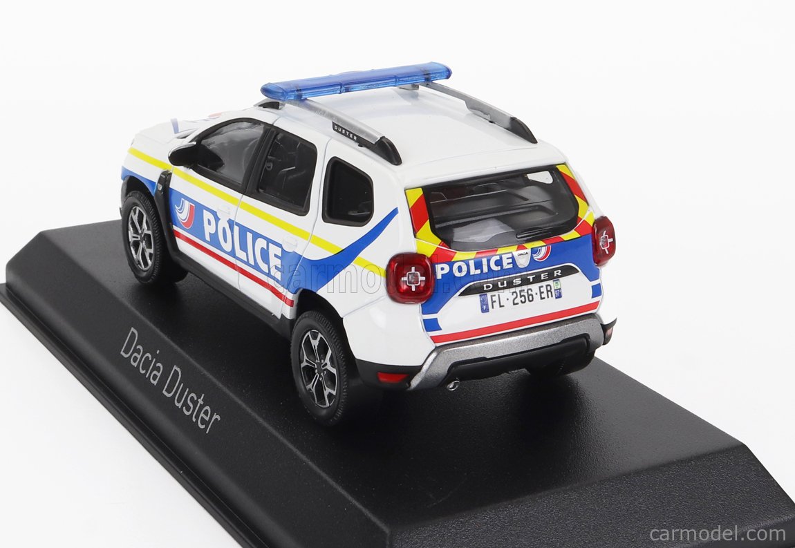 NOREV 509027 Scale 1/43 | DACIA DUSTER POLICE NATIONALE 2021 WHITE BLUE ...
