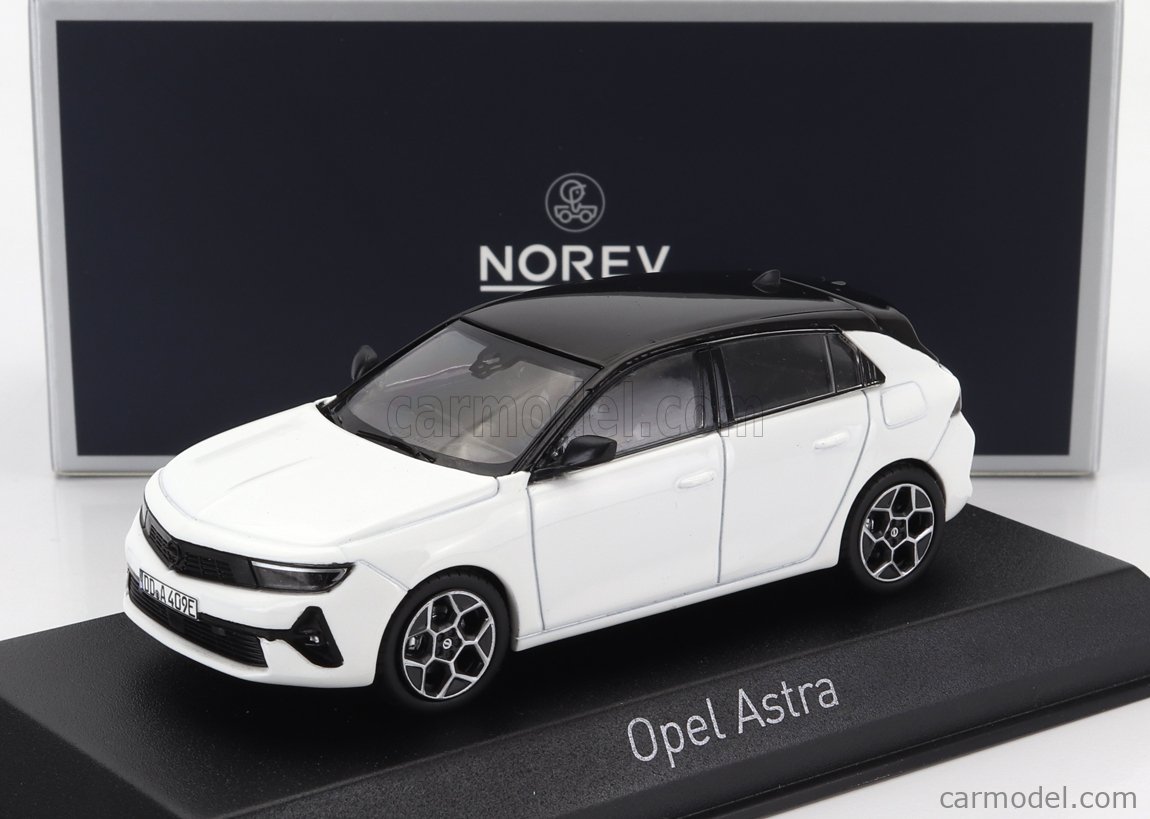 NOREV 360063 Scale 1/43 | OPEL ASTRA 2022 ARCTIC WHITE