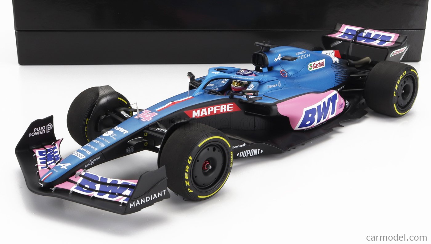 MINICHAMPS 147220314 Scale 1/18 | ALPINE F1 A522 TEAM ALPINE BWT N 14 ...