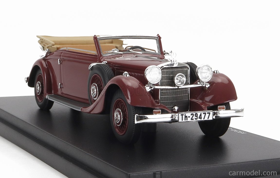 ESVAL MODEL EMEU43043E Scala 1/43 | MERCEDES BENZ 290 W18 B PASSO LUNGO CABRIOLET OPEN 1933 BROWN