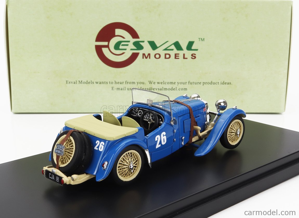 ESVAL MODEL EMUS43040A Scale 1/43 | HRG 1500 SPORT ROADSTER N 26 OPEN ...