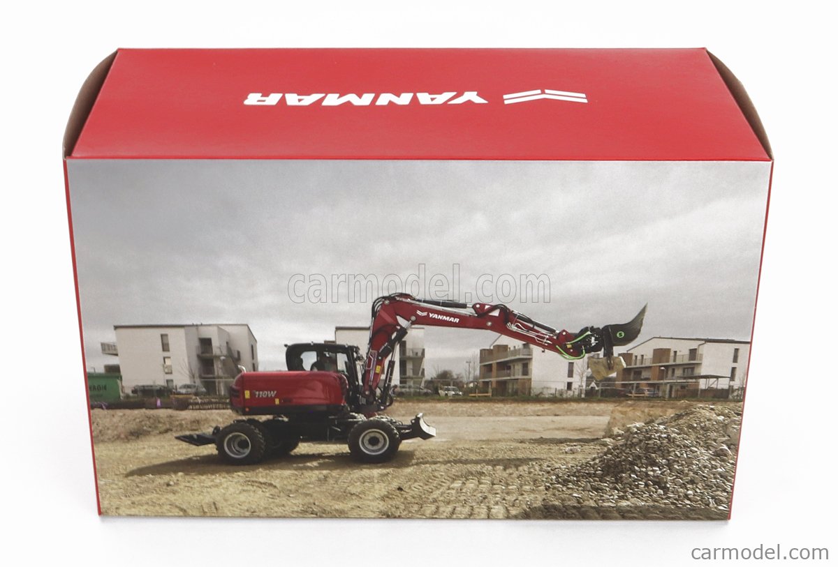 NZG BX974100 Scala 1/50 | YANMAR B110W ESCAVATORE GOMMATO - TRACTOR ...