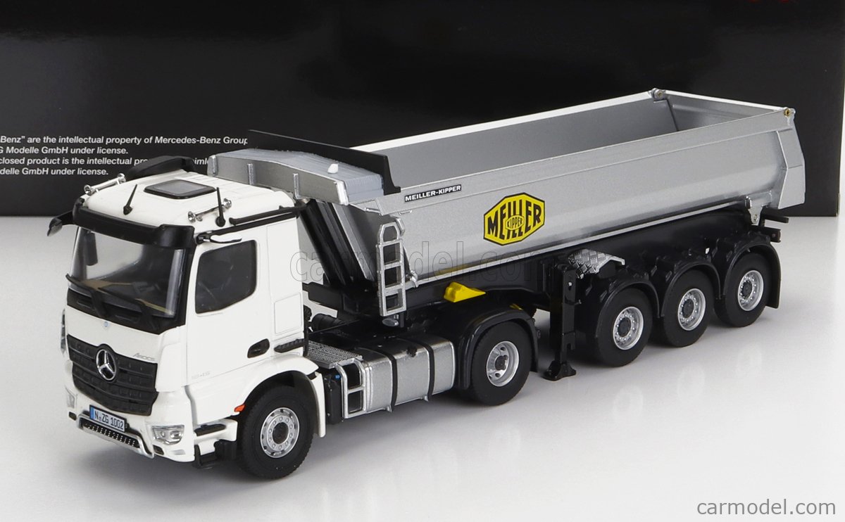 NZG LM10020040 Scala 1/50 | MERCEDES BENZ AROCS 1845 MEILLER KIPPER ...
