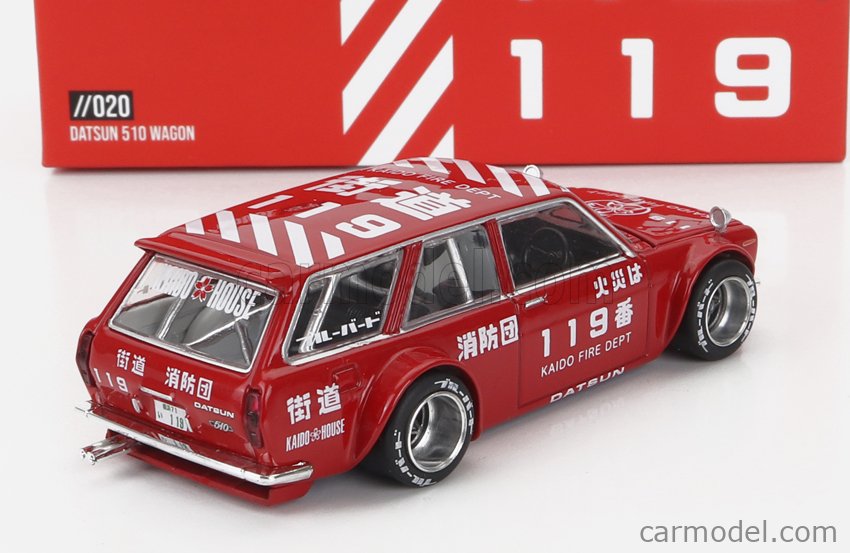 MINI-GT KHMG020 Echelle 1/64 | DATSUN 510 KAIDO HOUSE FIRE ENGINE SW ...