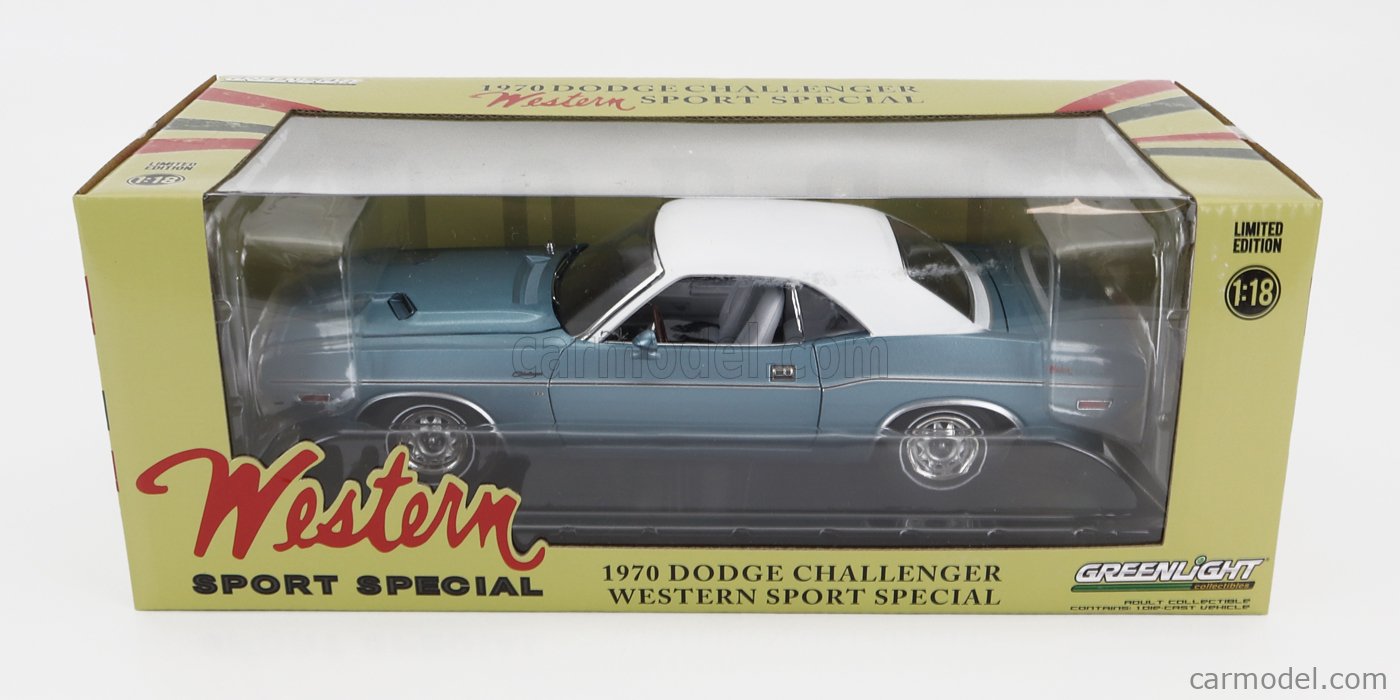GREENLIGHT 13644 Scale 1/18 | DODGE CHALLENGER WESTERN SPORT SPECIAL ...