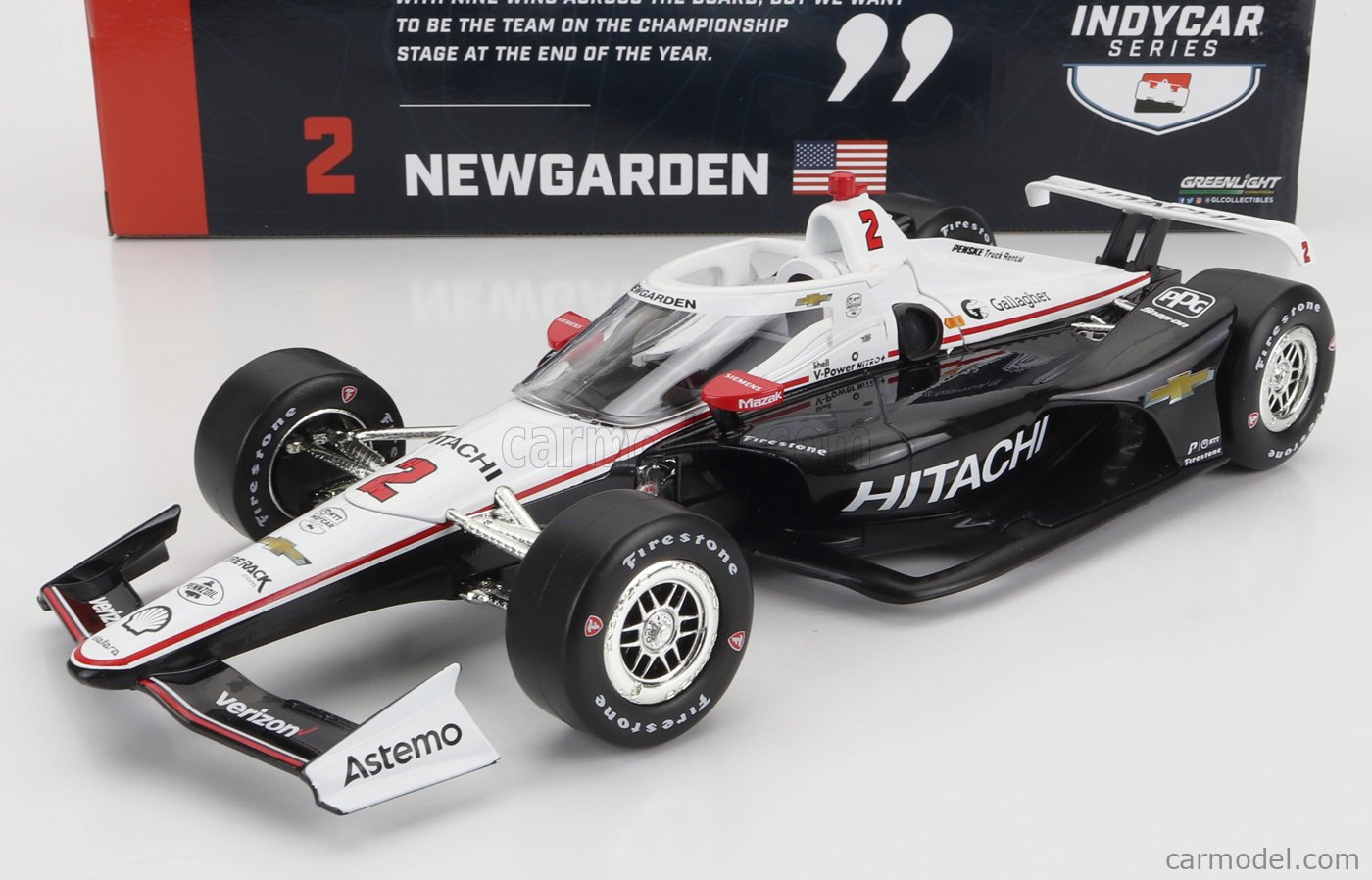 GREENLIGHT 11217 Scale 1/18 | CHEVROLET TEAM PENSKE HITACHI N 2 ...